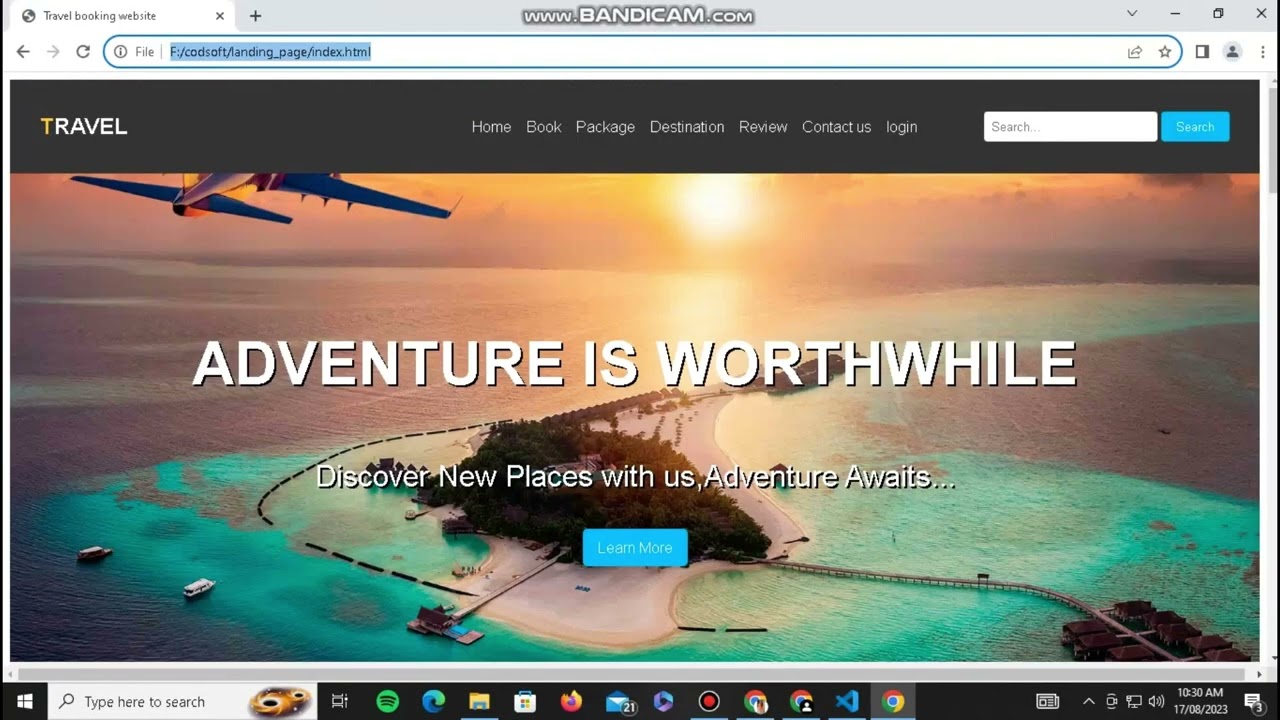 Intership| codsoft | Level 1 Task-2| Web Development | Landing-Page