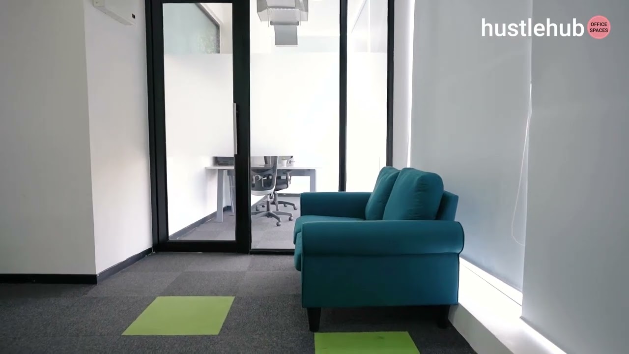 Custom-designed office space by @hustlehub