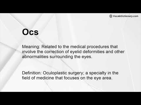 Ocs Meaning