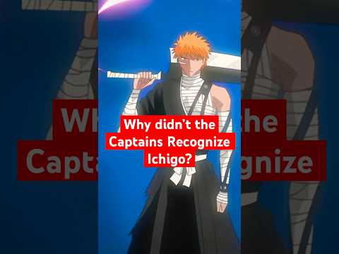 Why Didn’t the Captains Realize Ichigo was Related to Isshin? #bleach #bleachanime #anime