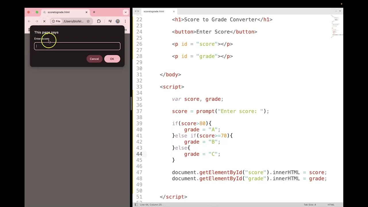 JavaScript Button Click