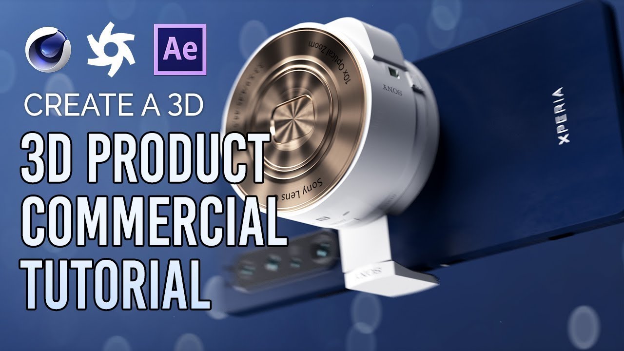 3D Product Commercial Tutorial | C4D Tutorial & Octane Render