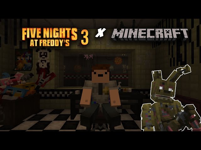 Custom Fazbear's Fright (FNAF 3) Minecraft Map