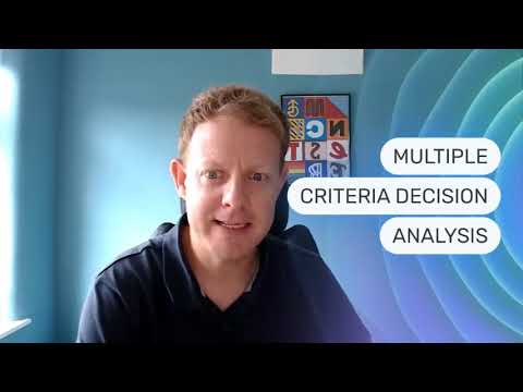 A great way to make complex decisions in healthcare: Multiple Criteria Decision Analysis (MCDA)