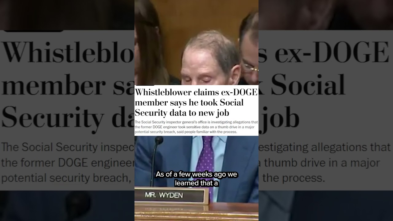 Sen. Ron Wyden Senate Finance Hearing with Frank Bisignano (April 2026)