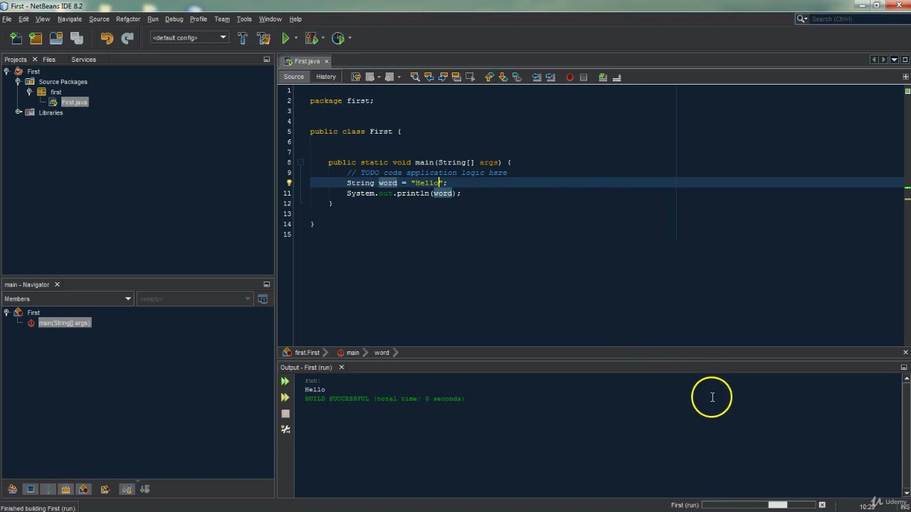 Java Masterclass  Beginner to OOP Programming with NetBeans - String and Integer Variables