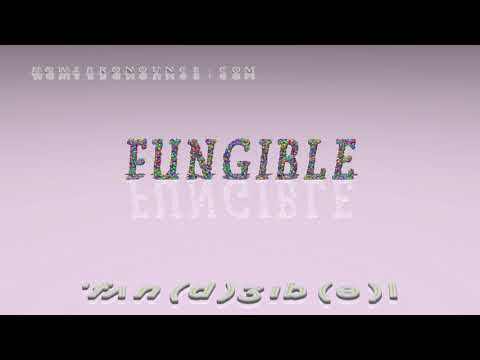 fungible - pronunciation + Examples in sentences and phrases