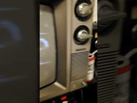 My 1985 Montgomery Ward TV . #retro #tv #television #1985 #80s #vintage #solidstate #rabbitears