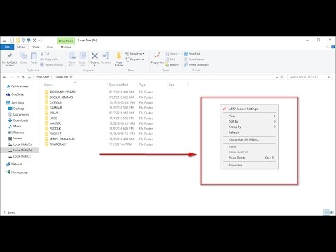 Can't Create New Folder in Windows 10