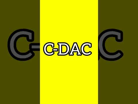 FULL FORM OF C-DAC ।C-DAC pune full form।