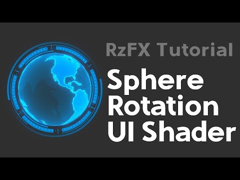 Sphere Rotation UI shader - Real Time VFX