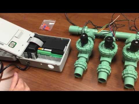 How to wire Valves and Timer