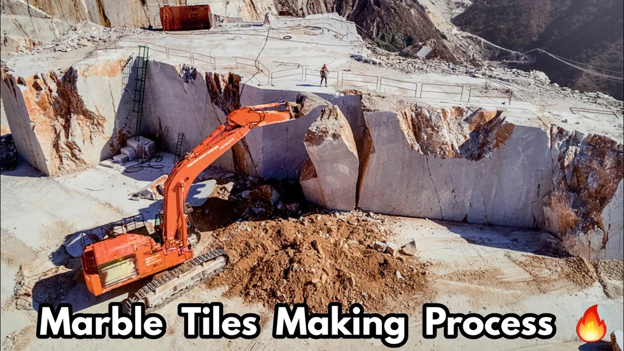Marble Tiles Making & Mining Process