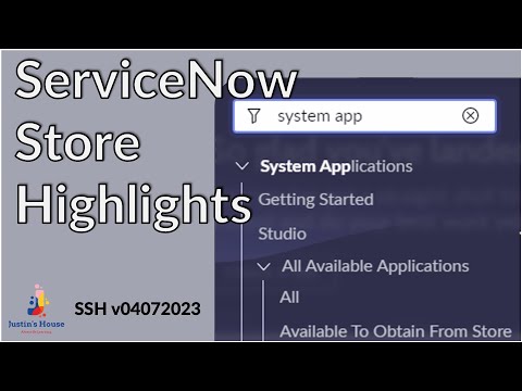 ServiceNow Store Highlights (SSH) v04072023