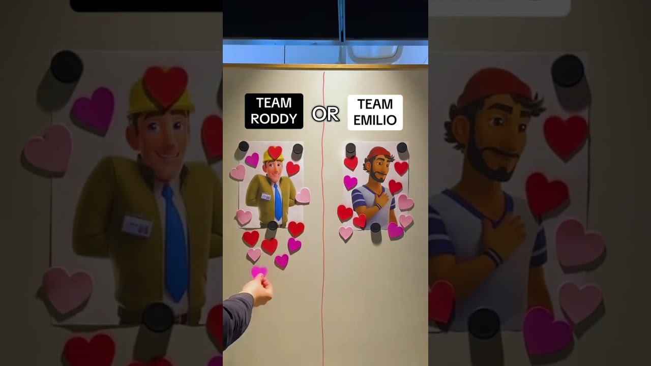 Are you Team Roddy👷🏼‍♂️ or Team Emilio🎣?