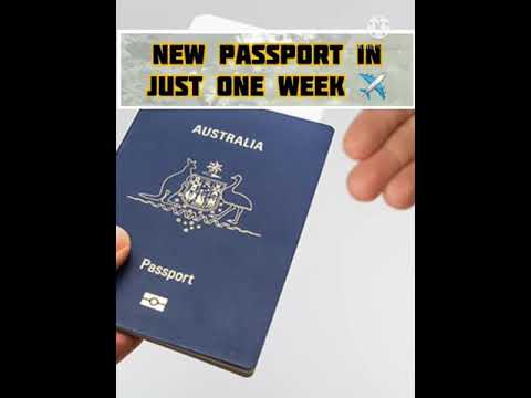 New Passport in Just one Week ✈️ #amazing #passport #new passport