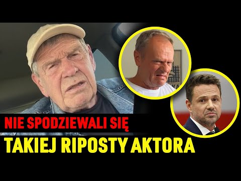 ZNANY AKTOR PRZEJECHAŁ SIĘ WALCEM PO TUSKU I TRZASKOWSKIM
