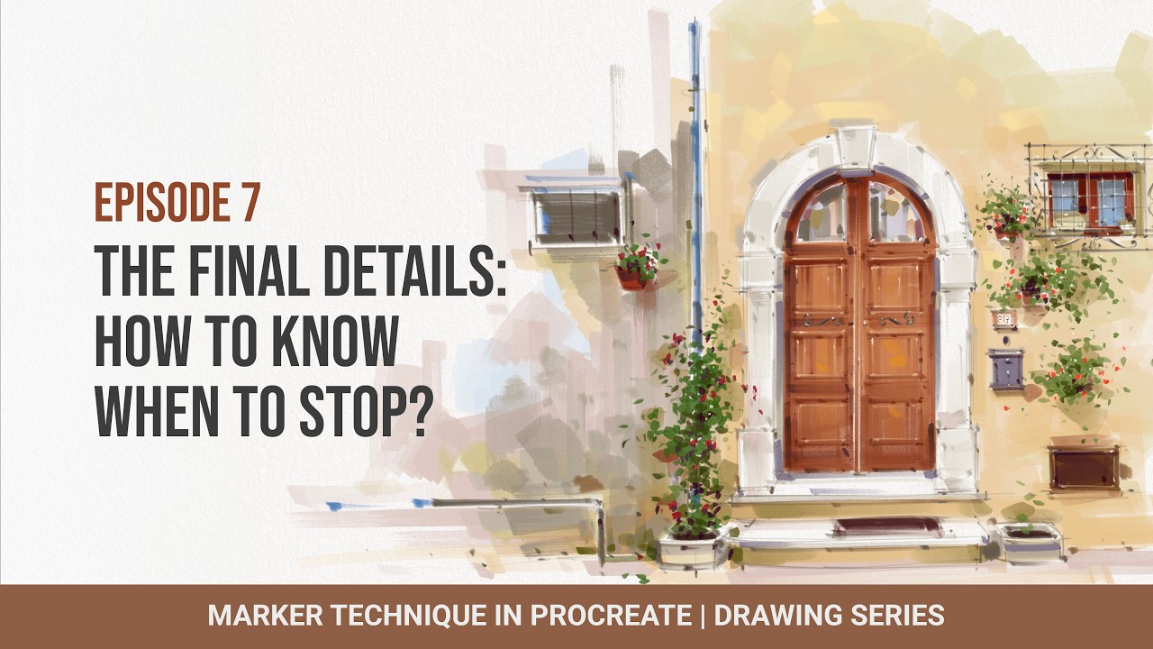 How to Finish Your Illustration in Procreate | Final Details & Knowing When to Stop