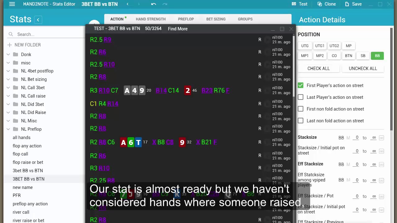 Hand2Note - Creating Custom Stats