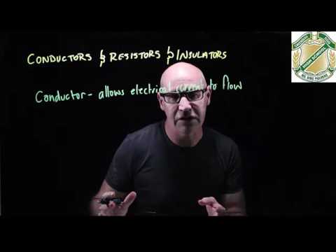 Insulators, conductors and resistors