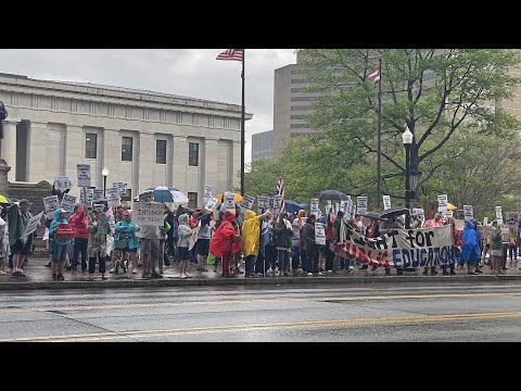 May Day #50501 Protests in Columbus, Ohio on Thursday, May 1st, 2025