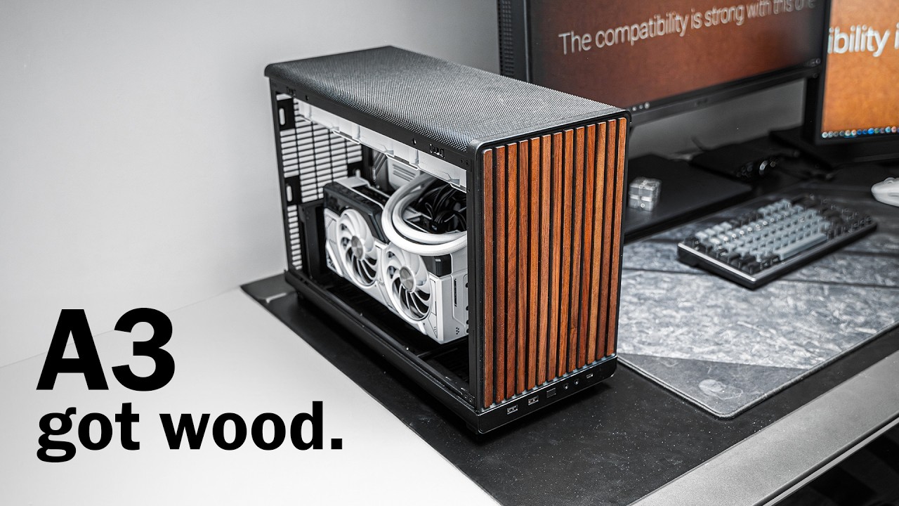 Vỏ case Lian Li A3 - Black Wood (ATX/Mid Tower/Màu Đen)