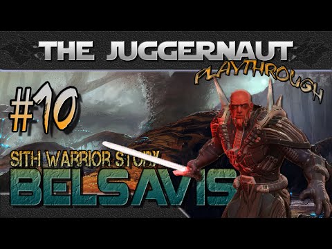 SWTOR Sith Warrior JUGGERNAUT Class Story #10 - Belsavis (Emperor's Wrath - Ch.3, lvl 43-46)