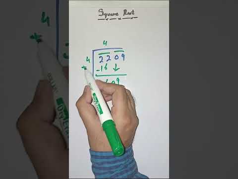 Square root || How to find Square root of any number || Math Tricks || #Shorts 1080p