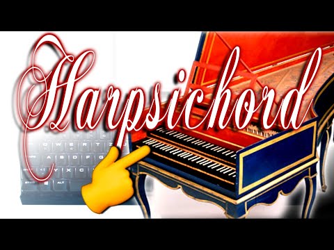Play Harpsichord on Youtube with PC-Keyboard