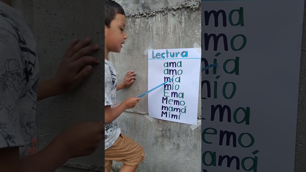 lectura de palabras usando la M - m