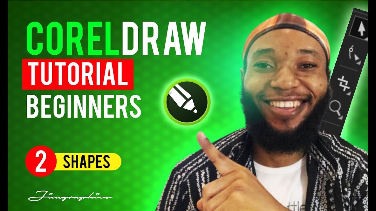 CorelDraw Tutorials PART 2 | Basic Shapes | The Basic for Beginners | 2024