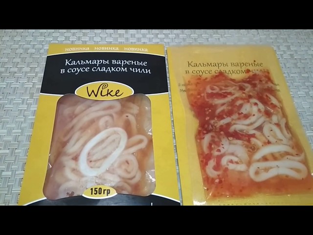 Кальмары, мидии и морской коктейль в соусе от производителя ООО «Уайк ...