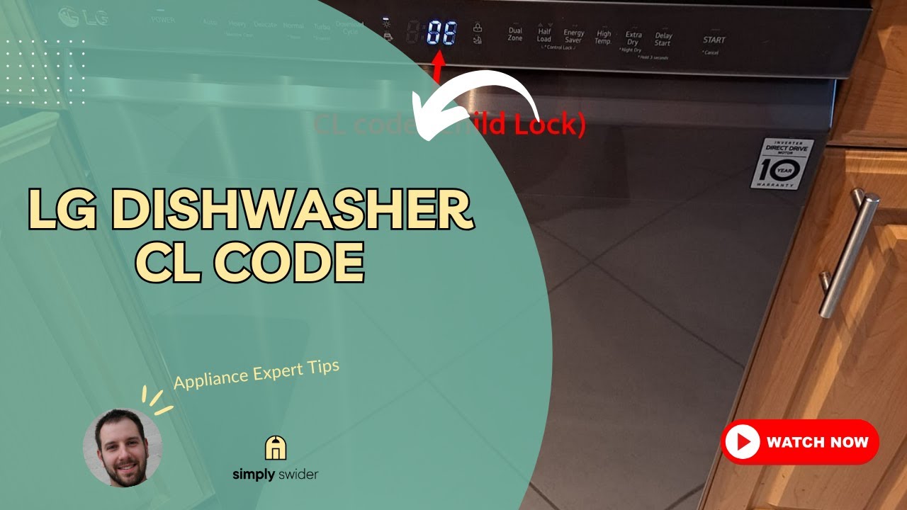 LG Dishwasher CL Code Fix (Don't Call Repair - Do This Instead!)
