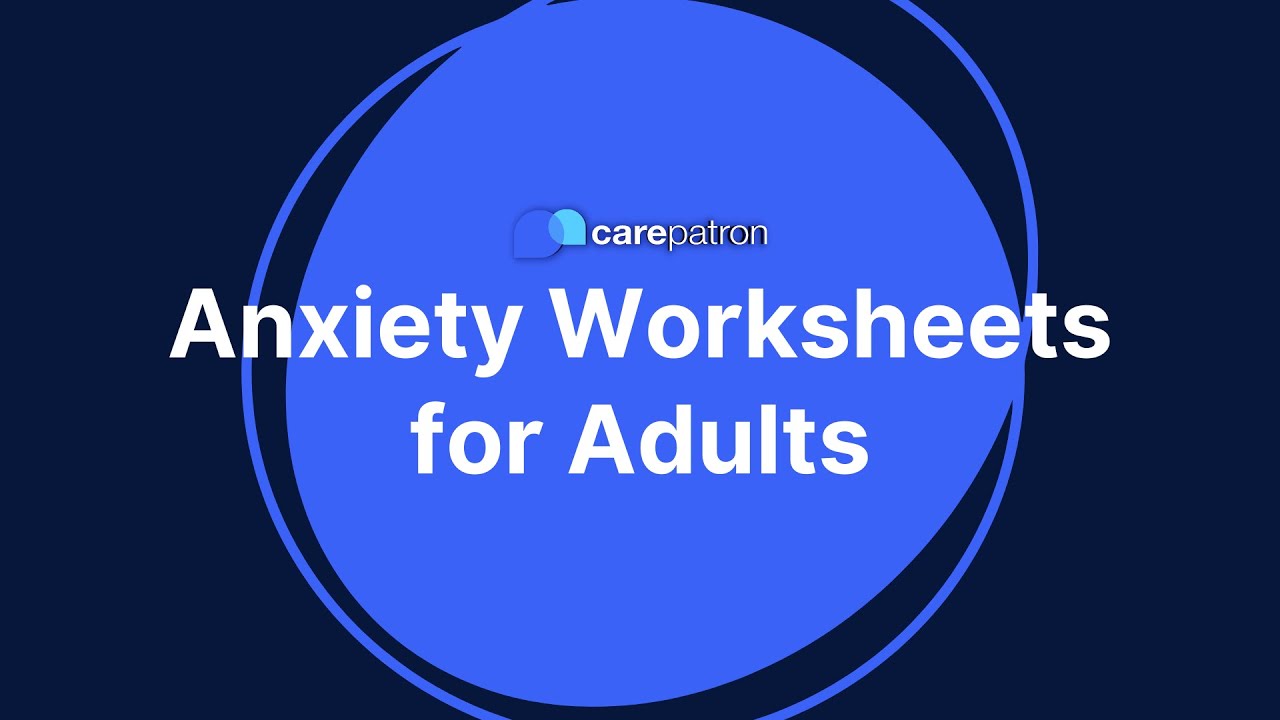 Anxiety Worksheet for Adults