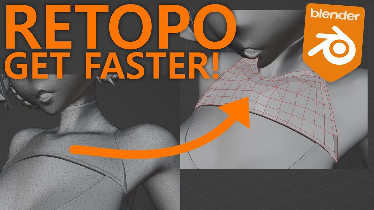 Speeding up Retopology in Blender