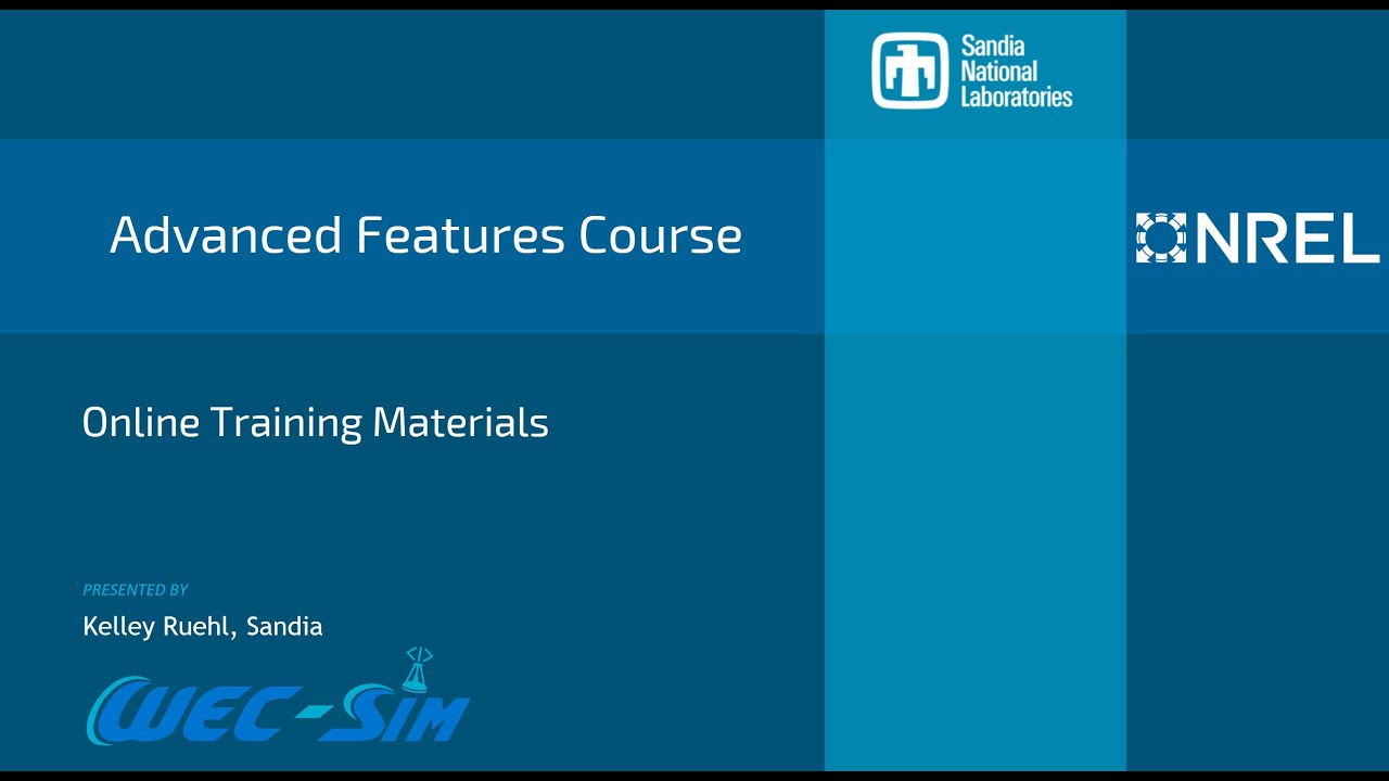 WEC-Sim Advanced Features #10 - Desalination