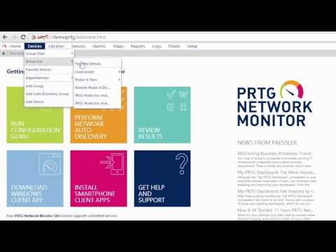 PRTG Quick Overview