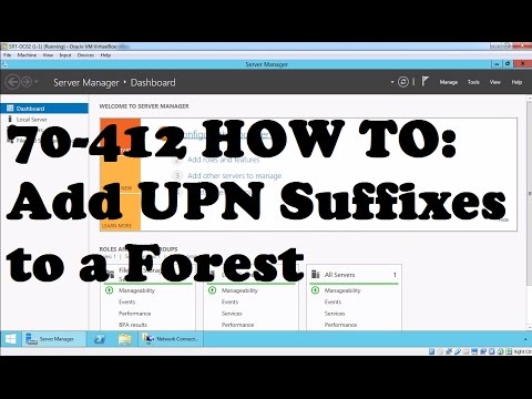 Adding Alternate UPN Suffix to Active Directory Forest