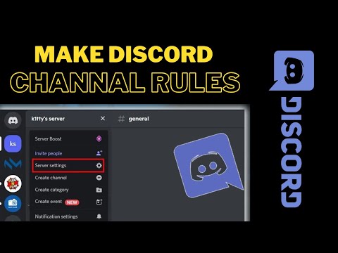 How to Make Discord Rules - how to make an aesthetic webhook on discord ???? | discord tutorial