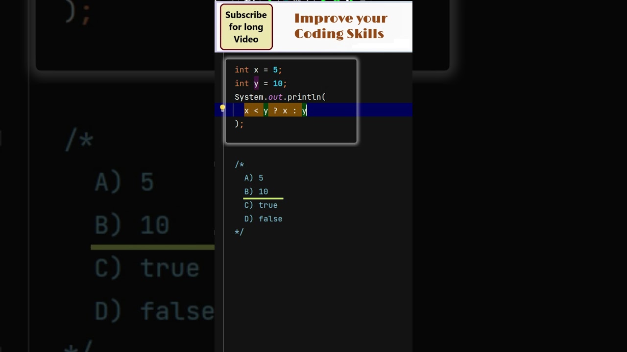 #333 Test Your Java Skills! #shorts #java #coding