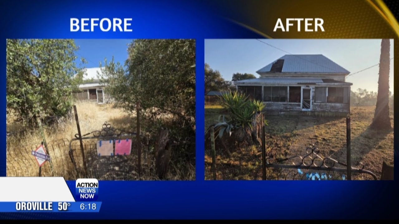 Butte County Code Enforcement carries out property abatement work