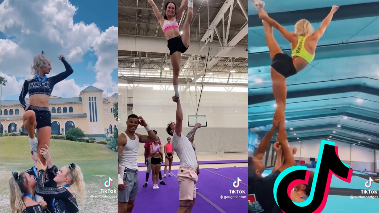 7 MINUTES OF CHEER STUNT TIKTOKS