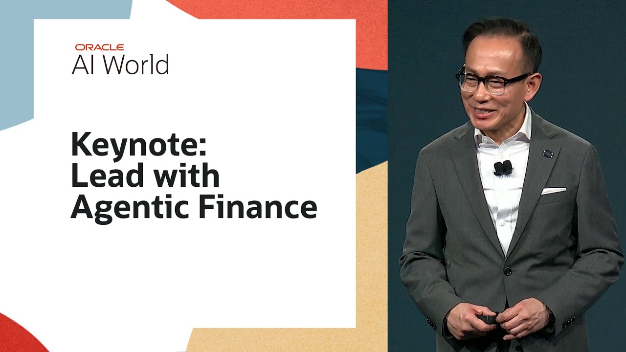 Oracle Cloud ERP Keynote: Rocket Forward with Agentic Finance Now at Oracle AI World 2025