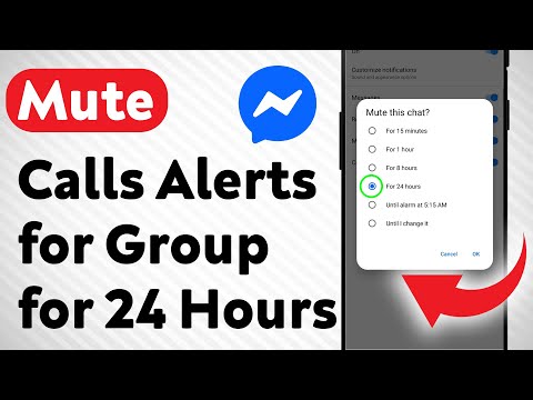 How to Mute Calls Notifications for a Group for 24 Hours in Messenger (Updated)