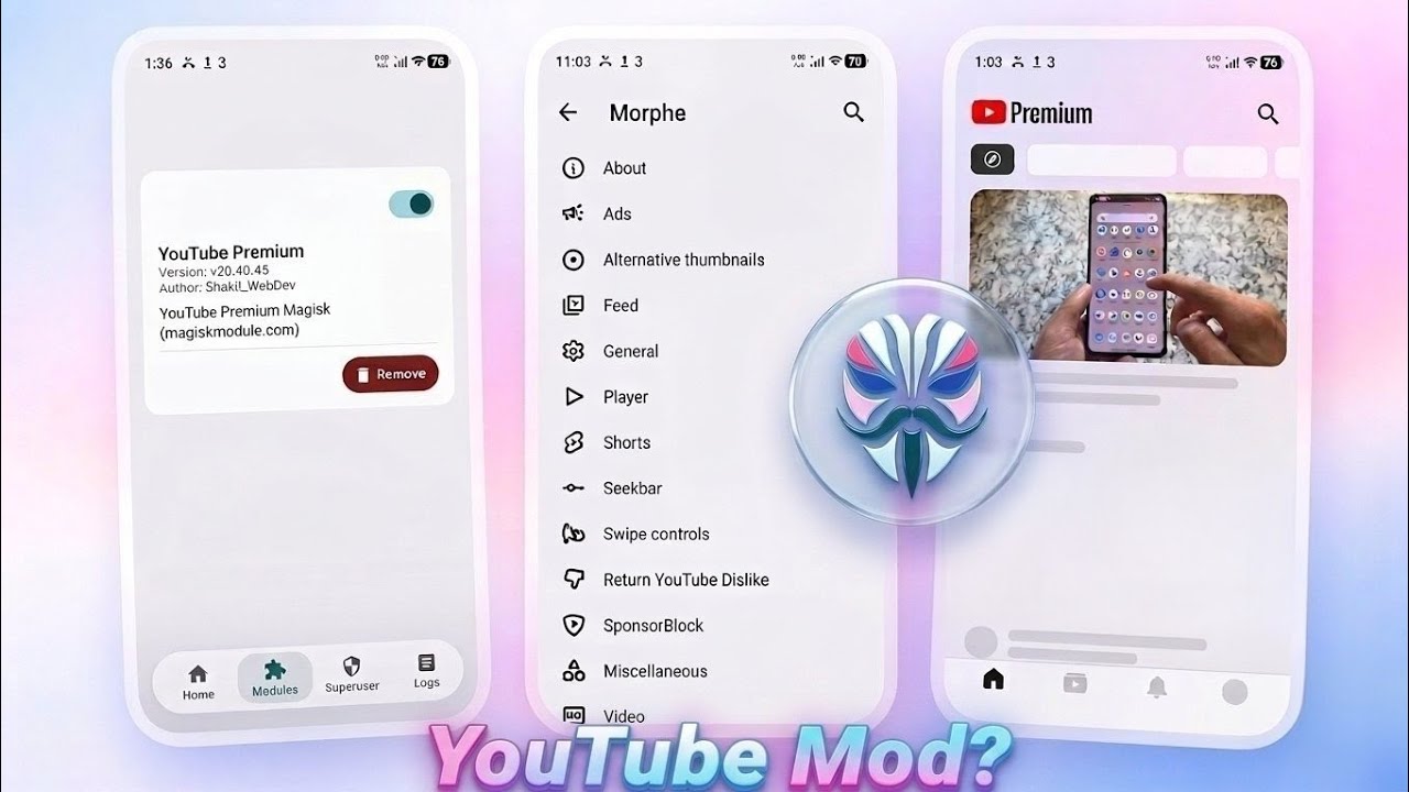 Best Magisk Module for YouTube | Root Android Customization Guide