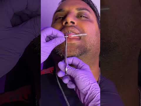 ๐ SNAKE EYES ๐ what do you think about this combination with normal tongue piercing? ๐@viko.chiq #pi