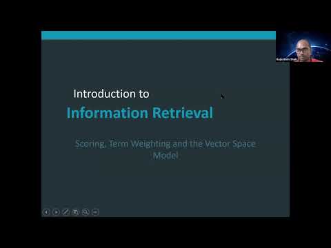 Lecture 10 - Scoring, Term Weighting and the Vector Space Model - I