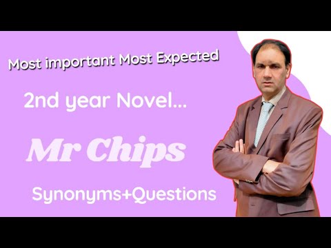 Most Important | Mr Chips Questions + Synonymous | Learn with Gemini