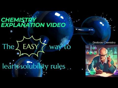 Solubility Rules - The Easy way!