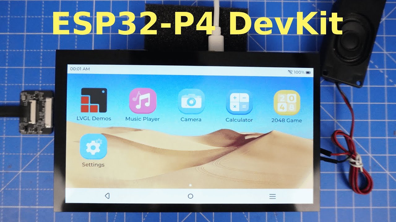New ESP32-P4 DevKit, unboxing & MIPI-DSI 1280x800 Demo